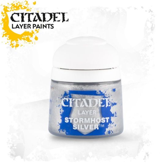 Games Workshop Citadel Paints - Layer Tagged "Silver" - Armada Games